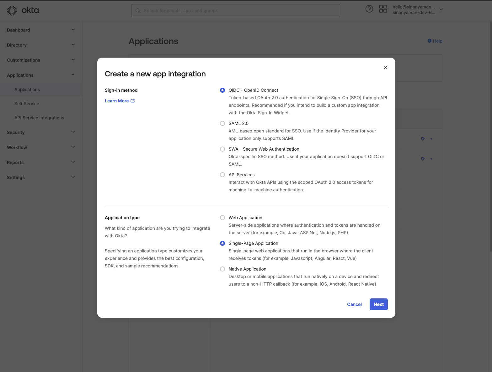 Okta OpenID Connect PKCE integration guide