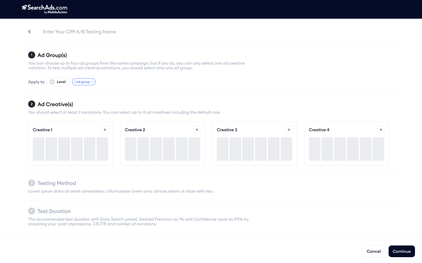 How to set up CPP A/B tests with the Switch method
